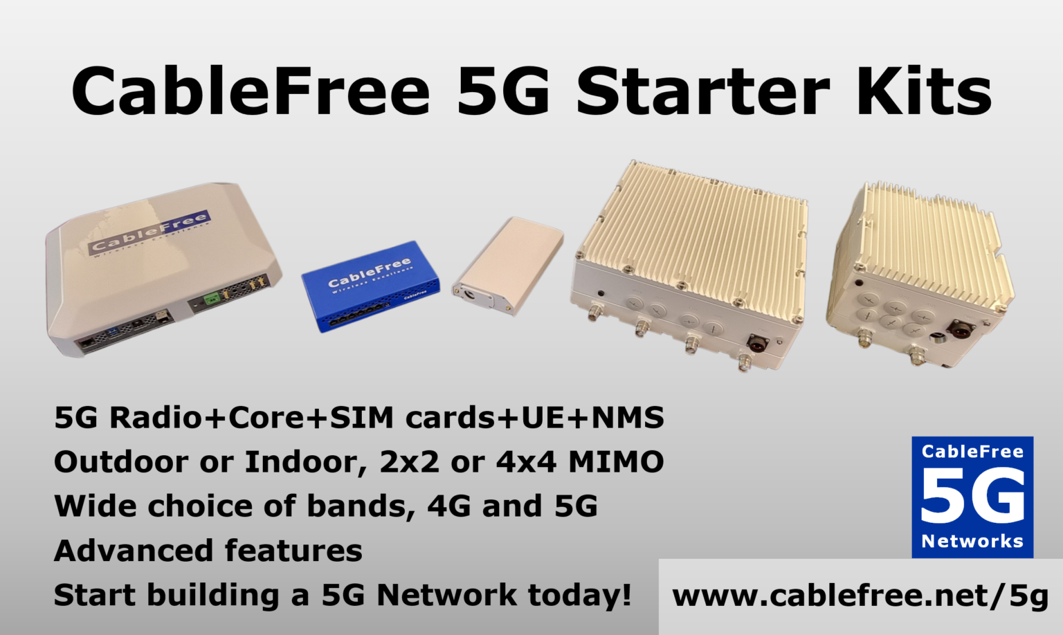5G: CableFree Advanced 5G & LTE Solutions - CableFree